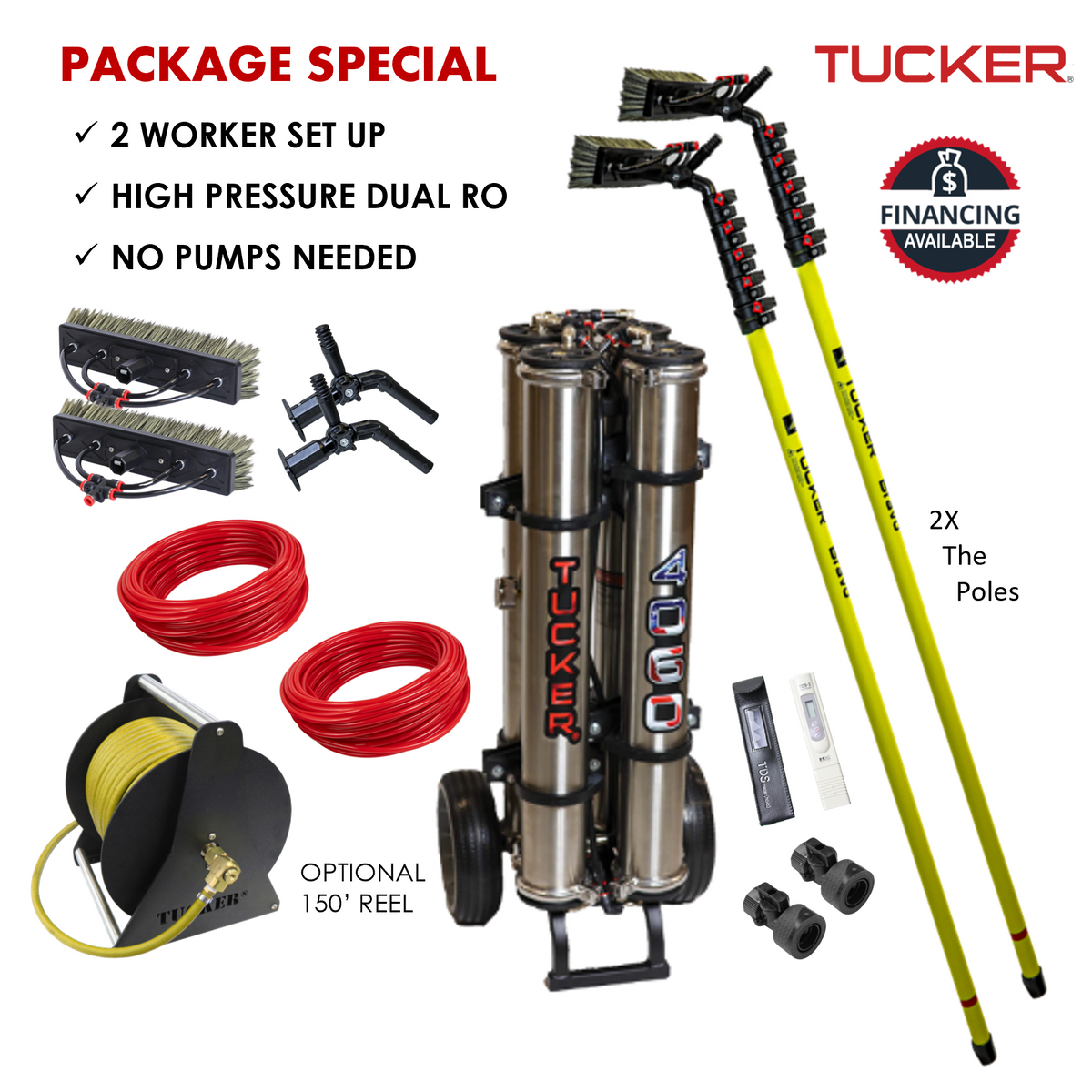 2 Worker 4 Stage Package — Washco Supplies