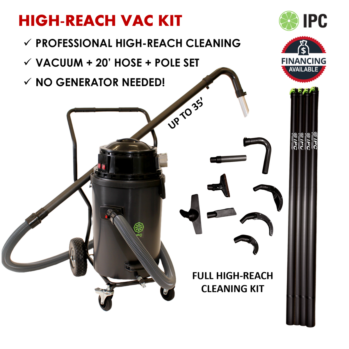 IPC High Reach Vacuum Package — Washco Supplies