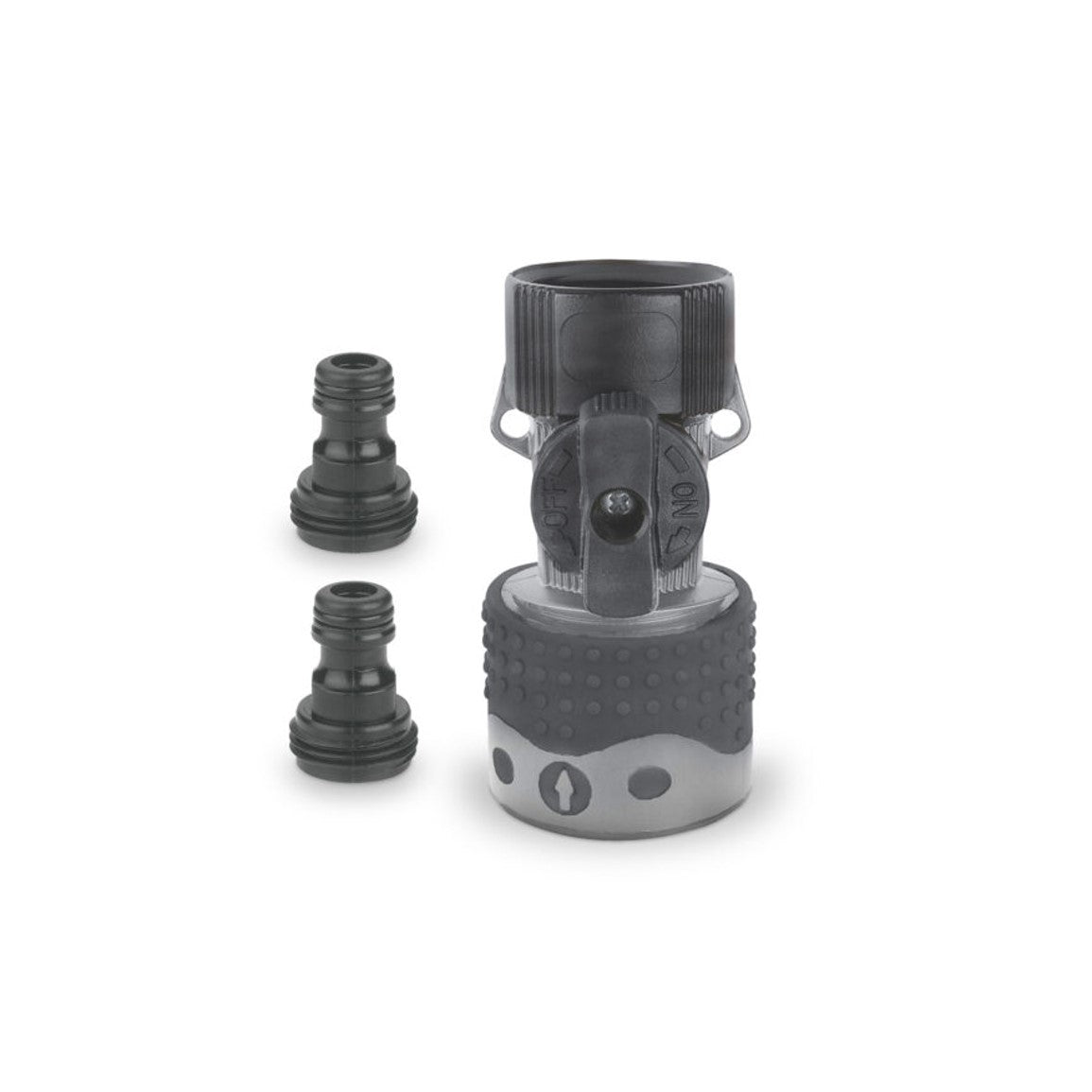 Plastic Male Quick Connector Set with Manual Shut-Off — Washco Supplies